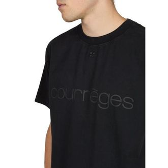 Courr&egrave;ges T-shirt droit en coton