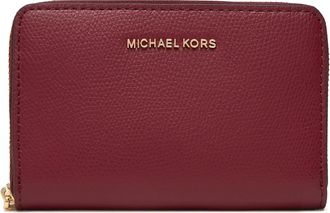 Michael Kors Geldbörse MICHAEL Michael Kors Jet Set Small Leather 32F4GJ6D0L Dunkelrot