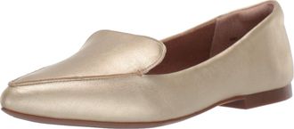 Amazon Essentials Damen Flacher Loafer, Gold, 38.5 EU Weit