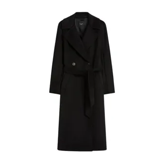 Max Mara Femme, Manteaux, Noir, Taille: 38 FR Resina Coat