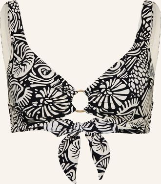 Seafolly Bralette-Bikini-Top Shells schwarz