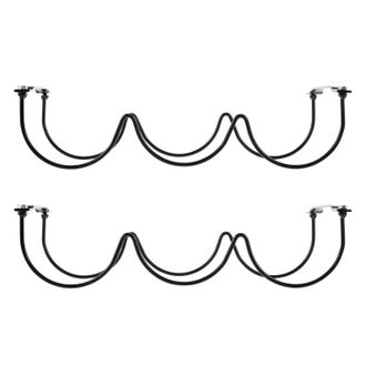 Angoily 2 St&uuml;ck Weinregal aus Eisen Wand Weinflaschenregal Schwarz Robustes Metall Flaschenregal f&uuml;r Wein Bier und Handy Platzsparend und Dekorativ