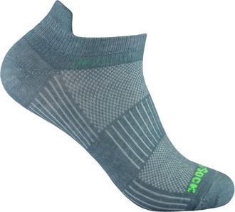 Wrightsock Coolmesh II Low Tab Socke, Steel Grey, M