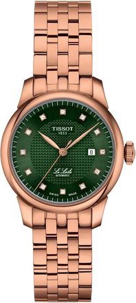 Tissot LE LOCLE 29mm, Automatik, bis zu 48 Stunden Gangreserve, Ros&eacute;gold Damenuhr T006.207.33.096.00