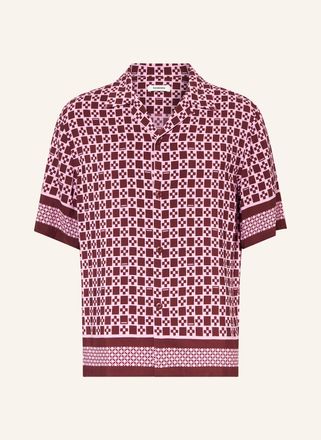 Sandro Sandro Resorthemd Slim Fit Aus Satin pink