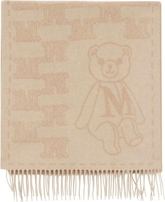 Max Mara Mxacharme &Eacute;charpe - Femme - Accessoires - Beige - Taille: ONE Size