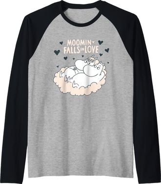 Moomin Mumin verliebt Sich Moomintroll & Snorkmaiden Raglan