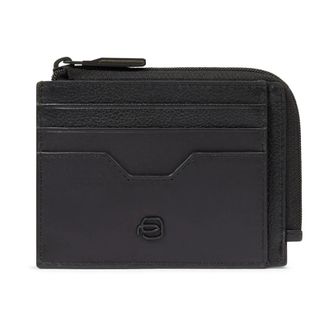 Piquadro Geldb&ouml;rse mit Rei&szlig;verschluss und Dokumentenhalter - - Accessories - Herren - Schwarzk - ONE SIZE