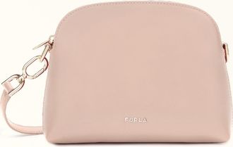 Furla Zelda Umh&auml;ngetasche Mini Moonstone Rosa Sidney-kalbsleder Damen