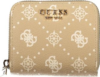 Guess Femme, Accessoires, Beige, Taille: ONE Size Carrie Logo Wallet