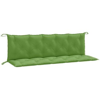 vidaXL Vidaxl - Gartenbank-Auflagen 2 Stk. Melange Gr&uuml;n 180x50x7 cm Stoff