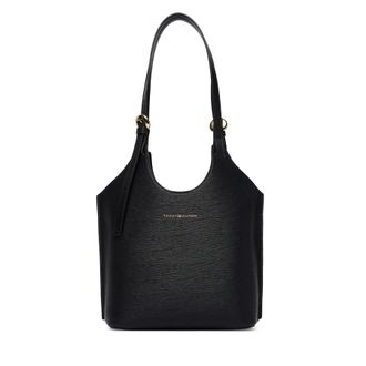 Tommy Hilfiger Handtasche Tommy Hilfiger Th Modern Mini Tote AW0AW18617 Schwarz