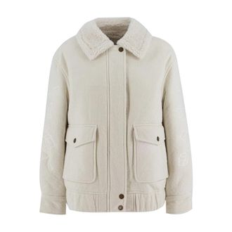 Ermanno Scervino Damenbekleidung Jacke & Mantel Ecru Aw25 - - Jackets - Damen - Beige - M