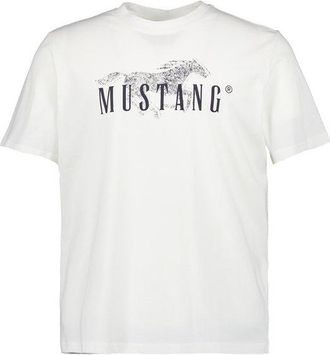 Mustang Jeans Herren T-Shirt wei&szlig;