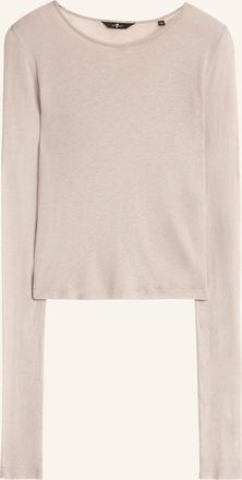 7 For All Mankind L/S Crew T-Shirt grau