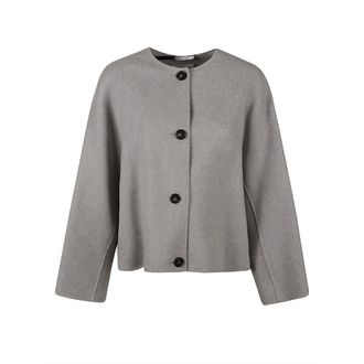 Max Mara Veste L&eacute;g&egrave;re - Femme - Vestes - Gris - Taille: 36 FR