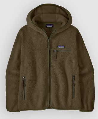 Patagonia Retro Pile Hoodie basin green