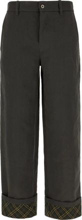 Burberry Homme, Pantalons, Noir, Taille: M Wide Pantalons