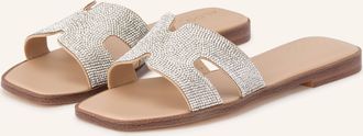 Aldo Aldo Pantoletten Itsandal Mit Schmucksteinen silber