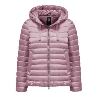 Bomboogie Femme, Vestes, Rose, Taille: 36 FR Doudoune en nylon cir&eacute;