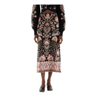 Farm Rio Marvelous Garden Strickrock - - Skirts - Damen - Mehrfarbig - M
