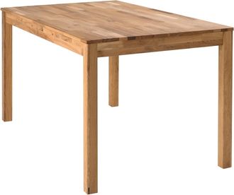 JACK Esstisch - 140 x 80 cm - Eichenholz massiv ge&ouml;lt - Esszimmertisch K&uuml;chentisch