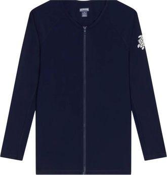 Vilebrequin Femme, Sweatshirts et sweats &agrave; capuche, Bleu, Taille: 40 FR Flynn-z Long Sleeve Zipper Rashguard