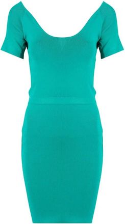 Patrizia Pepe Figurbetontes Strickkleid - - Dresses - Damen - Gr&uuml;n - 4XS