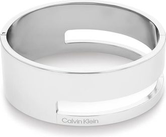 Calvin Klein Armreif für Damen Kollektion GEOMETRIC ESSENTIALS aus Edelstahl und Gelbgold