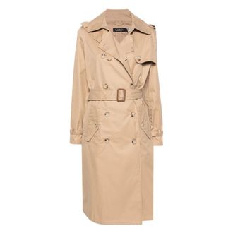 Ralph Lauren Fraycea Ungef&uuml;tterter Trenchcoat - - Coats - Damen - Beige - L