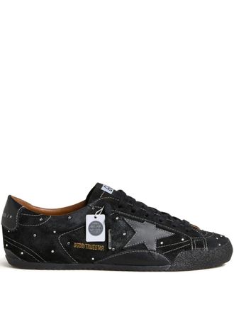 Golden Goose baskets True-Star ornées de cristaux - Noir