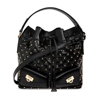 Ferragamo Femme, Sacs, Noir, Taille: ONE Size Sac seau