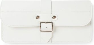 Comme Des Garçons Portemonnaie mit Schnalle - Weiß