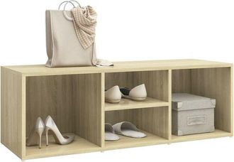 Les Tendances Meuble bas de rangement Ch&ecirc;ne sonoma 105x35x35