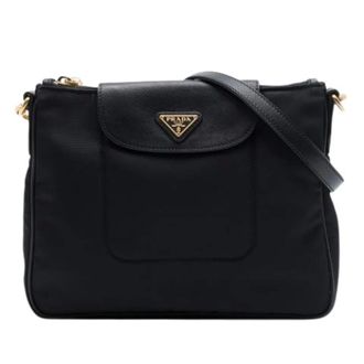 Prada Sac bandouli&egrave;re vintage doccasion - Femme - Pre-owned - Noir - Taille: ONE Size