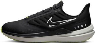 Nike Air Winflo 9 Shield, Sneakers Basses, Black White DK Smoke Grey