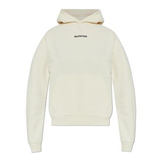 Balenciaga Sweatshirt mit gesticktem Logo - - Sweatshirts & Hoodies - Damen - Beige - XS