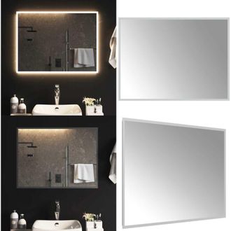 vidaXL LED-Badspiegel 80x60 cm - LED-Spiegel - Kosmetikspiegel