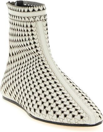 Isabel Marant Ferix Ankle Boot - Cream