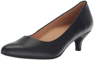 Trotters Womens Kiera Pump, Navy, 6 XW US
