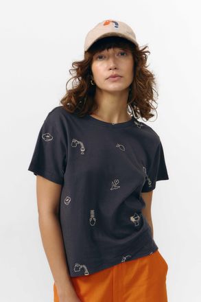 Suite13lab Damen vegan Oberteil Nansa Dunkelgrau