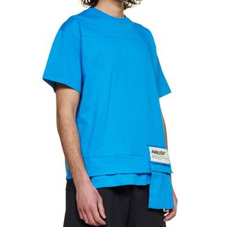 AMBUSH Mens Blue Cotton T-Shirt