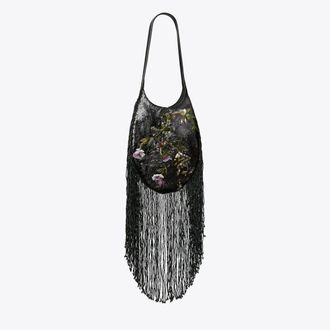 Tory Burch Kleine, verzierte Tasche mit Piercingdetail