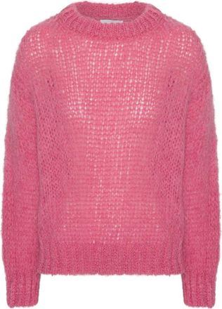 Americandreams Americandreams, Femme, Pulls, Rose, Taille: 40 FR Leonnie Alpaca Pullover
