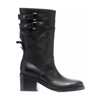 Buttero Femme, Chaussures, Noir, Taille: 41 EU Bottes mi-mollet Elba