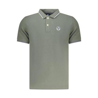 North Sails Verde Baumwoll-Polo - - Tops - Herren - Gr&uuml;n - S