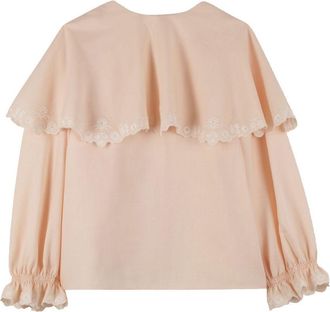 Chlo&eacute; Pure Cotton Blouse - Pink