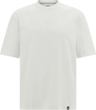 Boggi Milano Homme, Tops, Bleu, Taille: 2XL T-shirt en jersey de coton