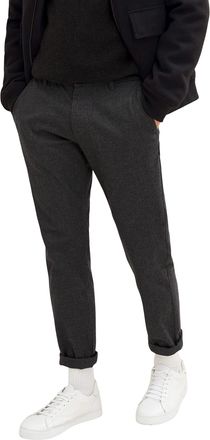 Tom Tailor Herren 1034658 Tapered Chino Hose, 30711 - Grey Anthra Dobby, S