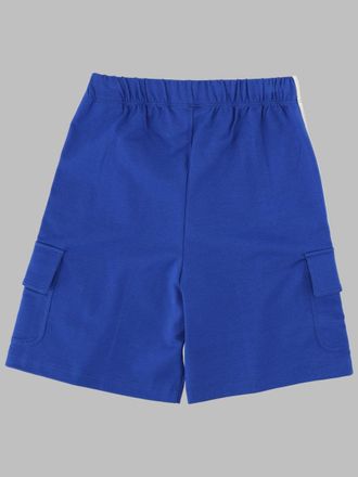Palm Angels Track-Inspired Cargo Cargo Shorts - Blue